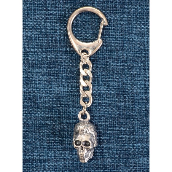 Plasticland | Accessories | New Rockabilly Greaser Guy Skull Keychain ...